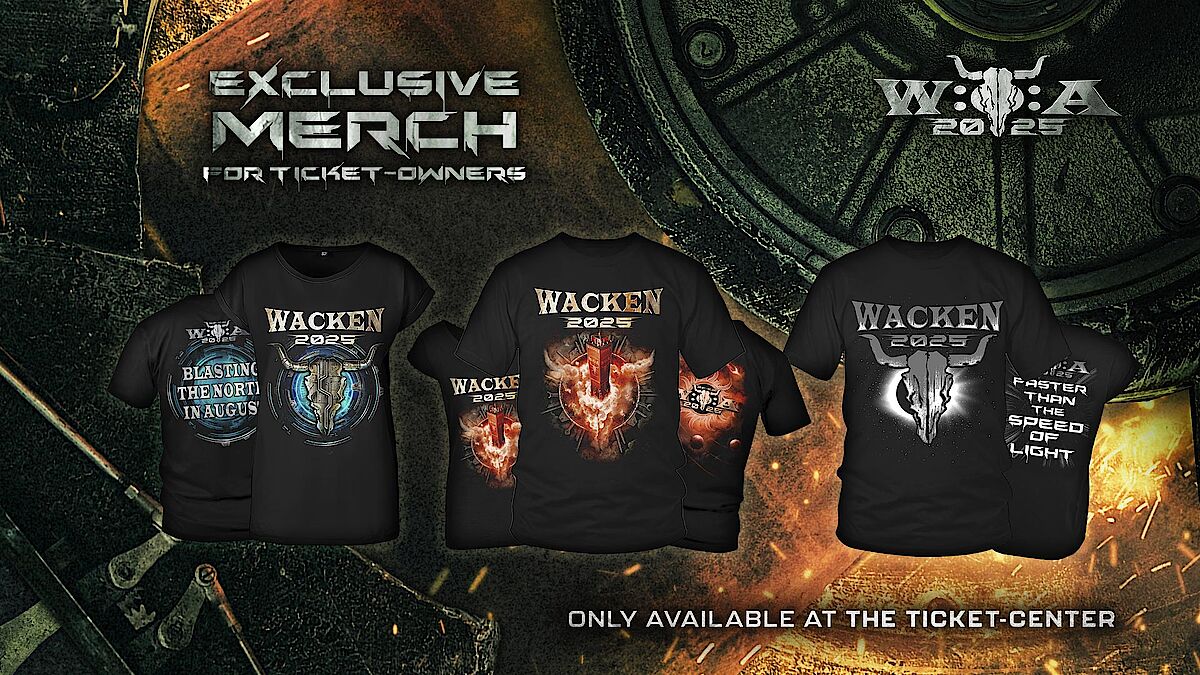 Exclusive W:O:A 2025 Merch at the Ticketcenter | Wacken Open Air