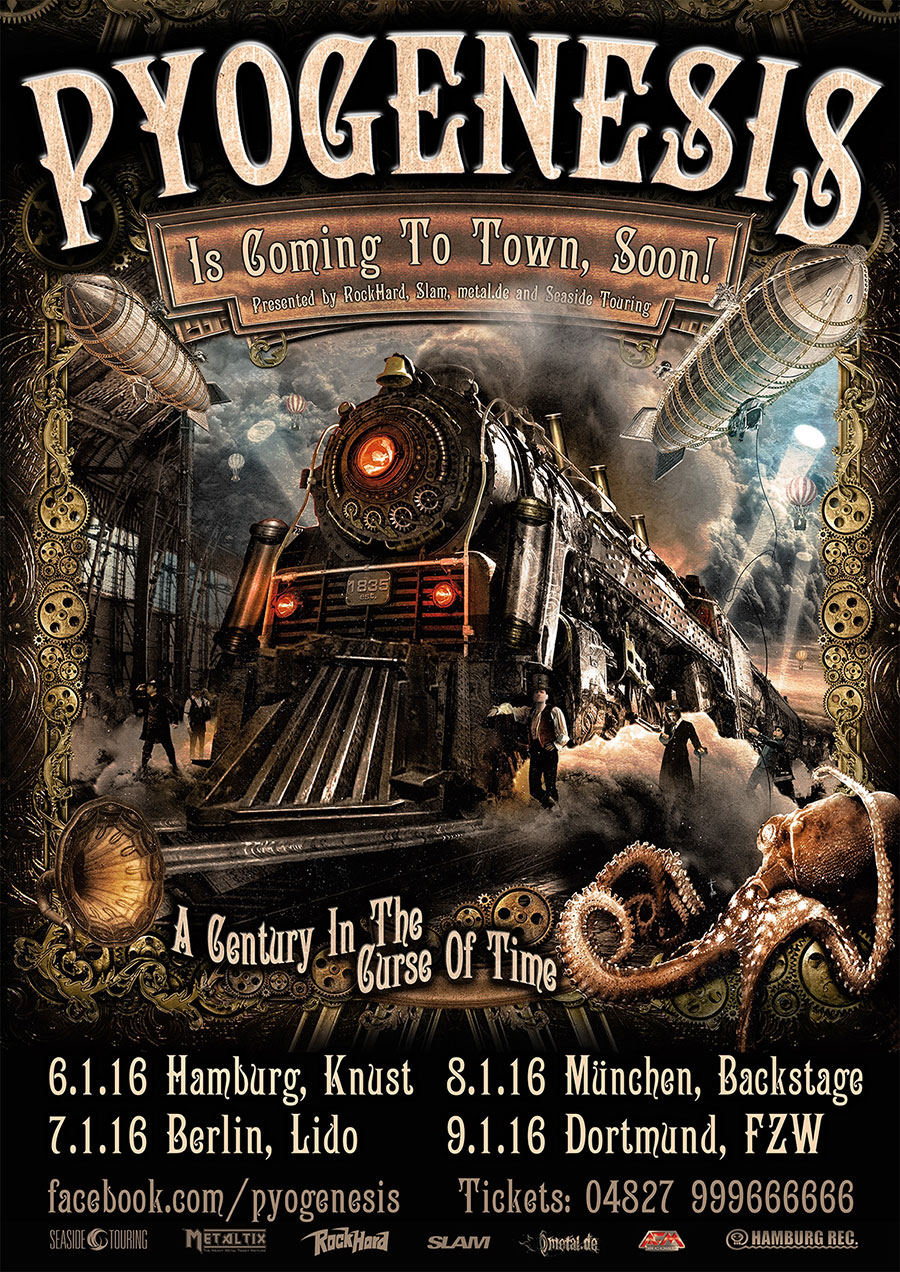 Pyogenesis tour Germany in January | Wacken Open Air