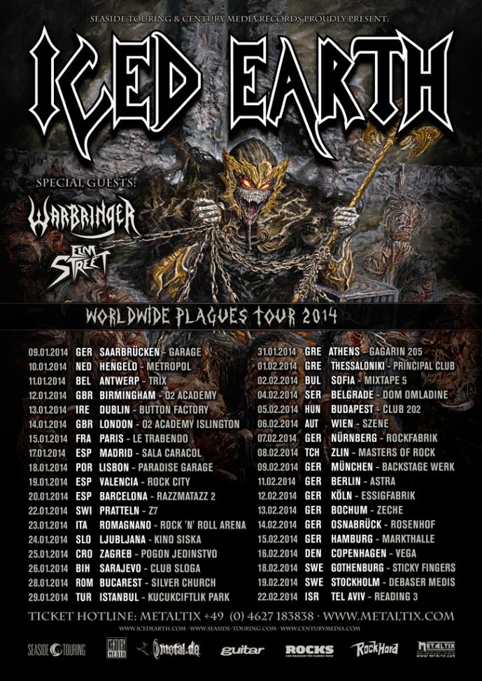 Iced Earth - Title song of the upcoming album released + tour dates ...