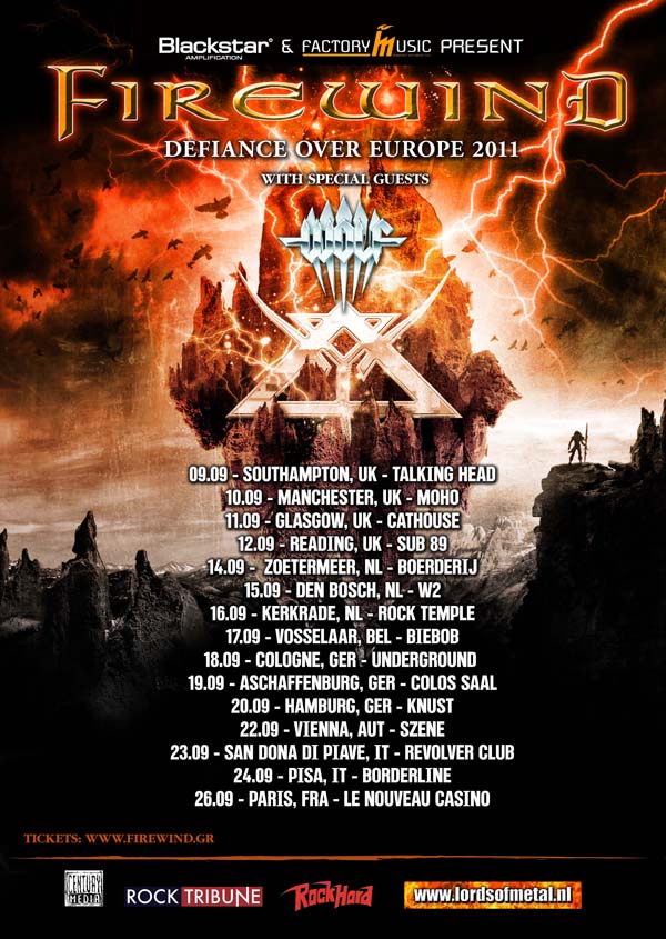 Firewind – On tour in September | Wacken Open Air