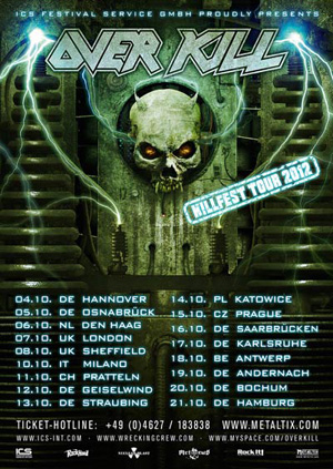 OverKill – The Electric Age enters European charts! | Wacken Open Air